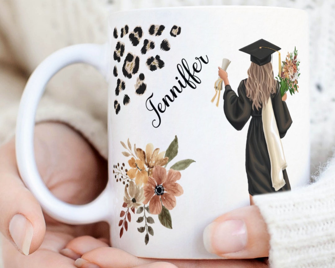 Graduation Mug Design PNG for Sublimation - Add Your Name - "she ...