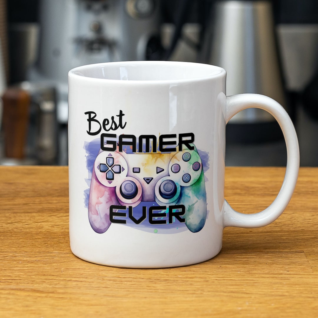 Best Gamer Ever Mug Sublimation PNG Template, Gaming Mug Press ...