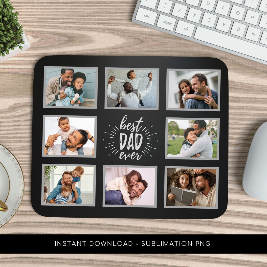 Best Dad Ever Mousepad PNG, Custom Photo Gift (digital Download) - Etsy