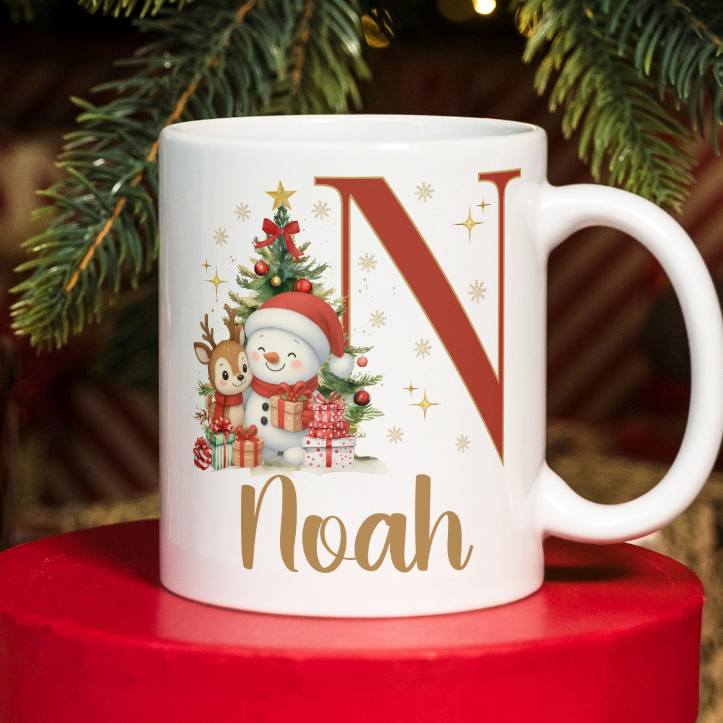 Christmas Alphabet PNG, Santa Initial Letter PNG, Xmas Ornament Png ...