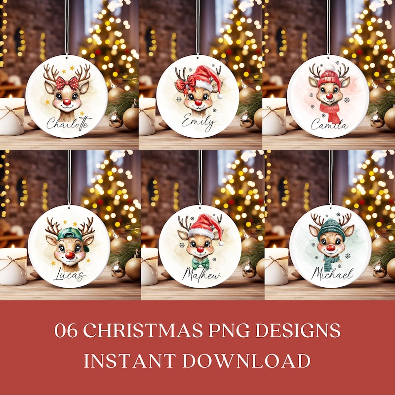 Reindeer Sublimation - Etsy