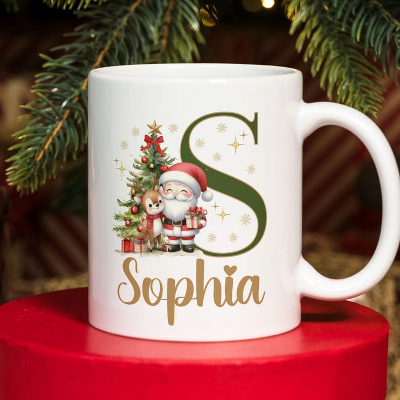 Christmas Alphabet PNG, Santa Initial Letter PNG, Xmas Ornament PNG ...
