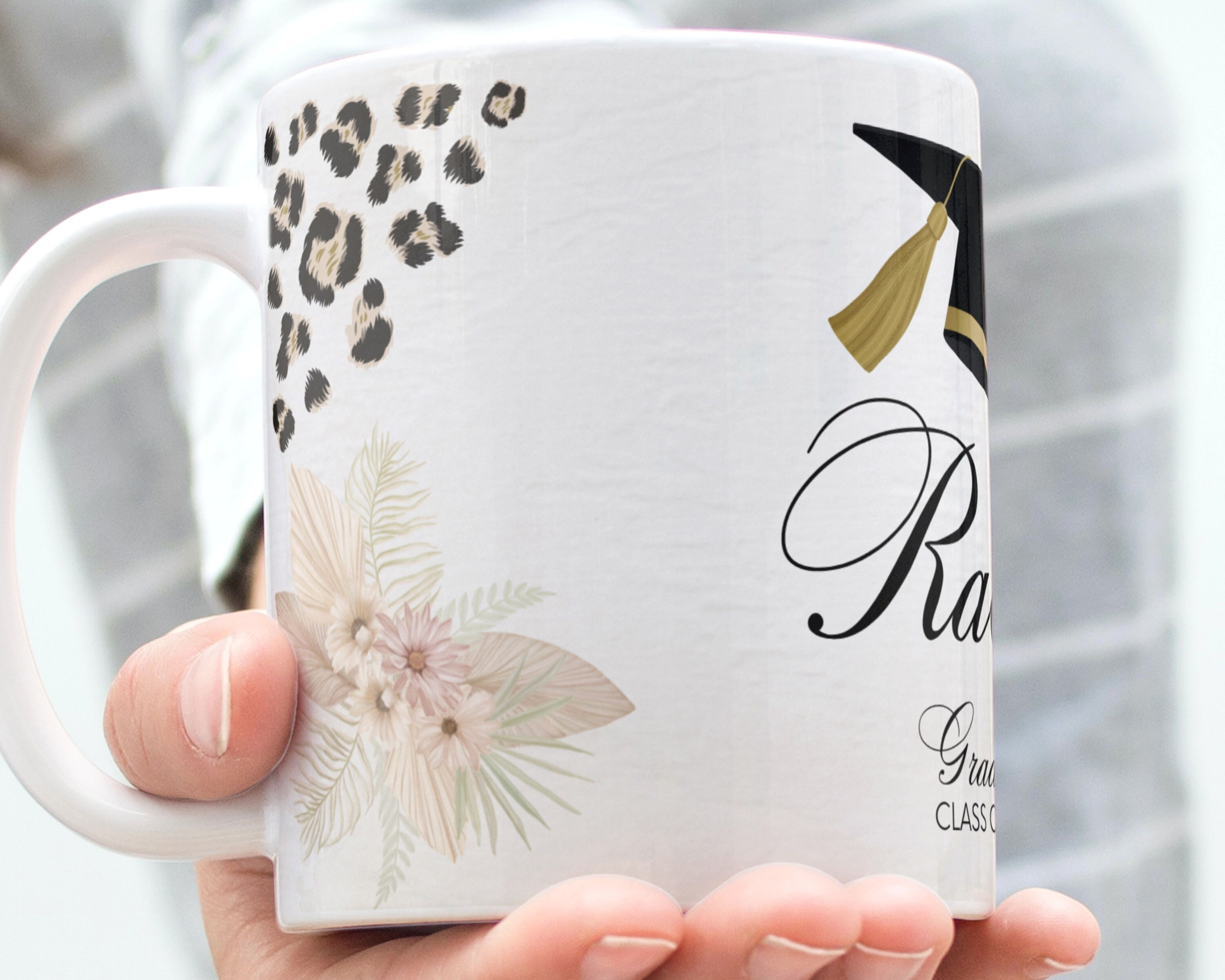 Mug Graduation PNG File for Sublimation Add Your Name - Etsy