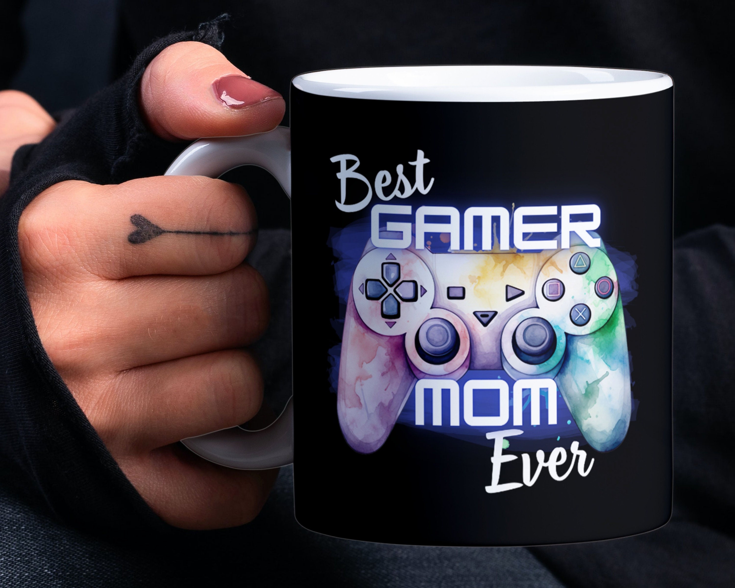 Best Gamer Mom Ever Mug Design, Sublimation PNG (digital Download) - Etsy