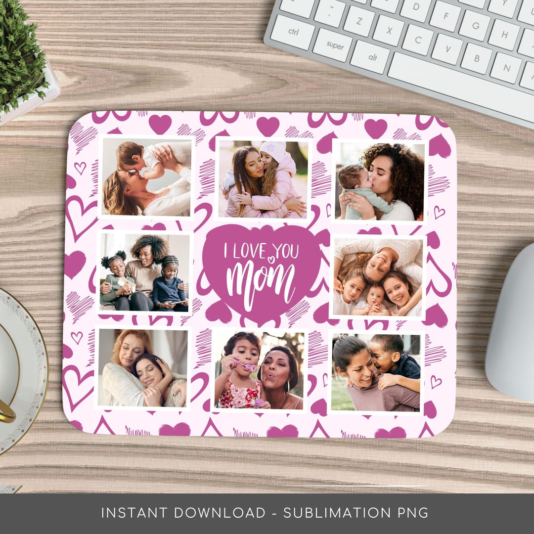 Mom Photo Grid Mousepad PNG, Mother's Day Gift (digital Download) - Etsy