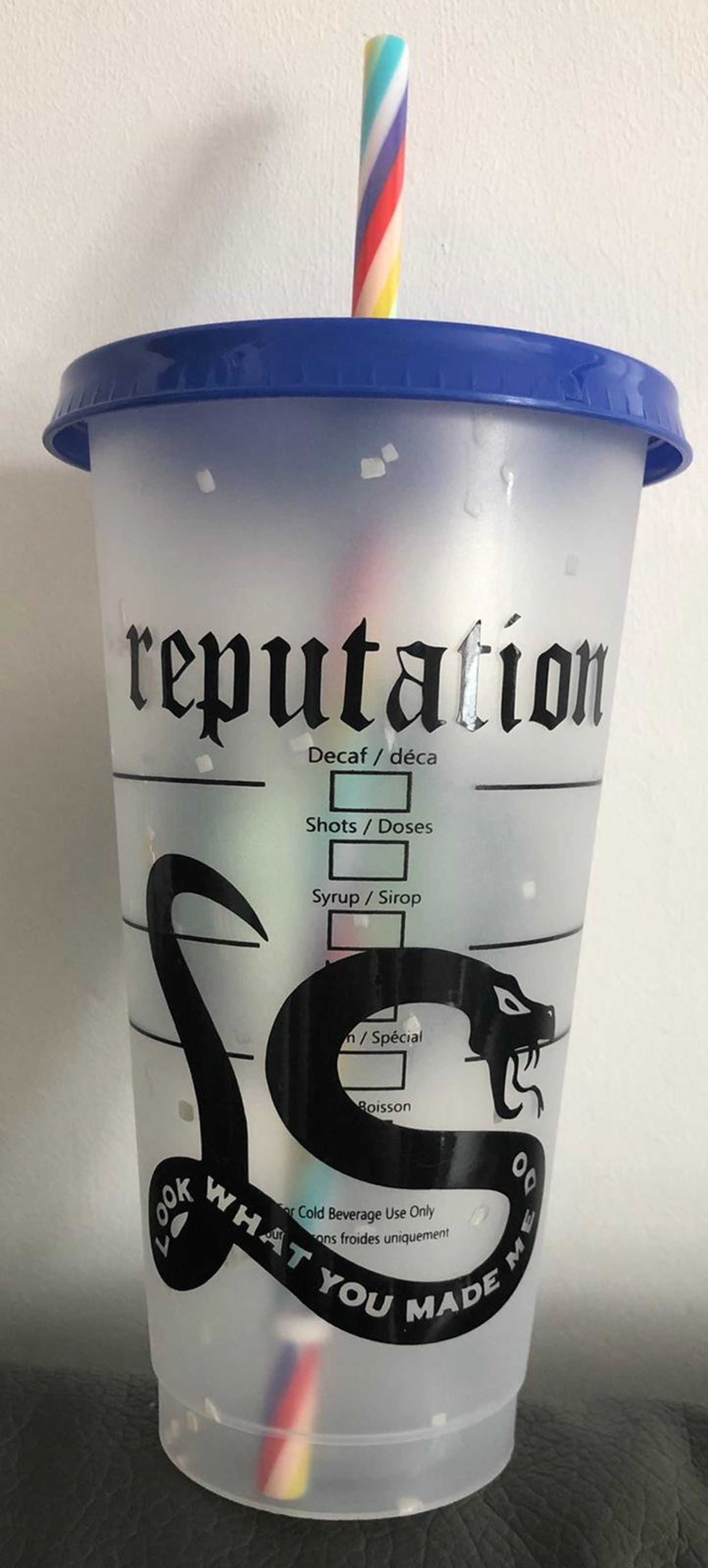 Taylor Swift reputation Starbucks cup | Etsy