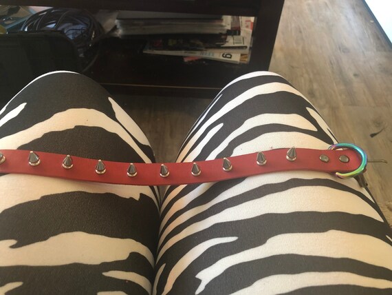 18 1/2 inch spike collar | Etsy