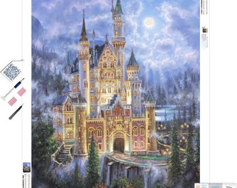 Diamond Art Castle - Etsy