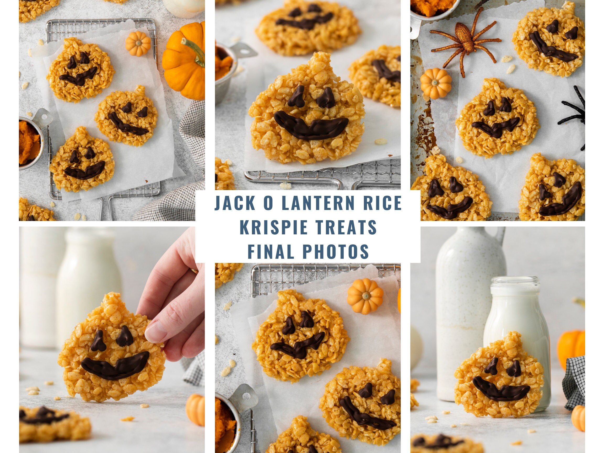 Jack O Lantern Rice Krispies (exclusive Recipe) - Etsy