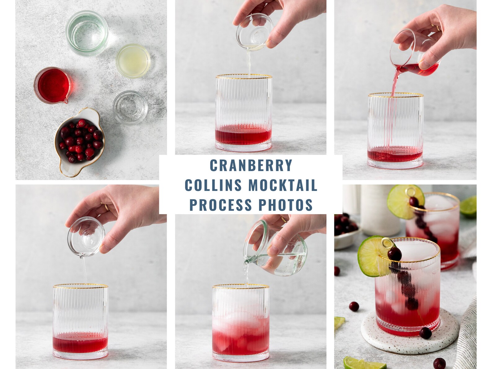 Mocktail: Cranberry Collins (exclusive Recipe) - Etsy