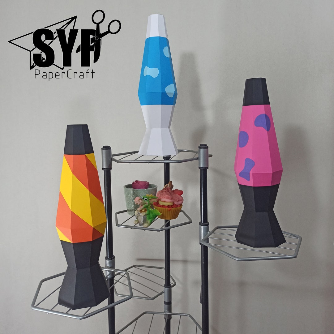 Lava Lamps 3D Papercraft - Etsy