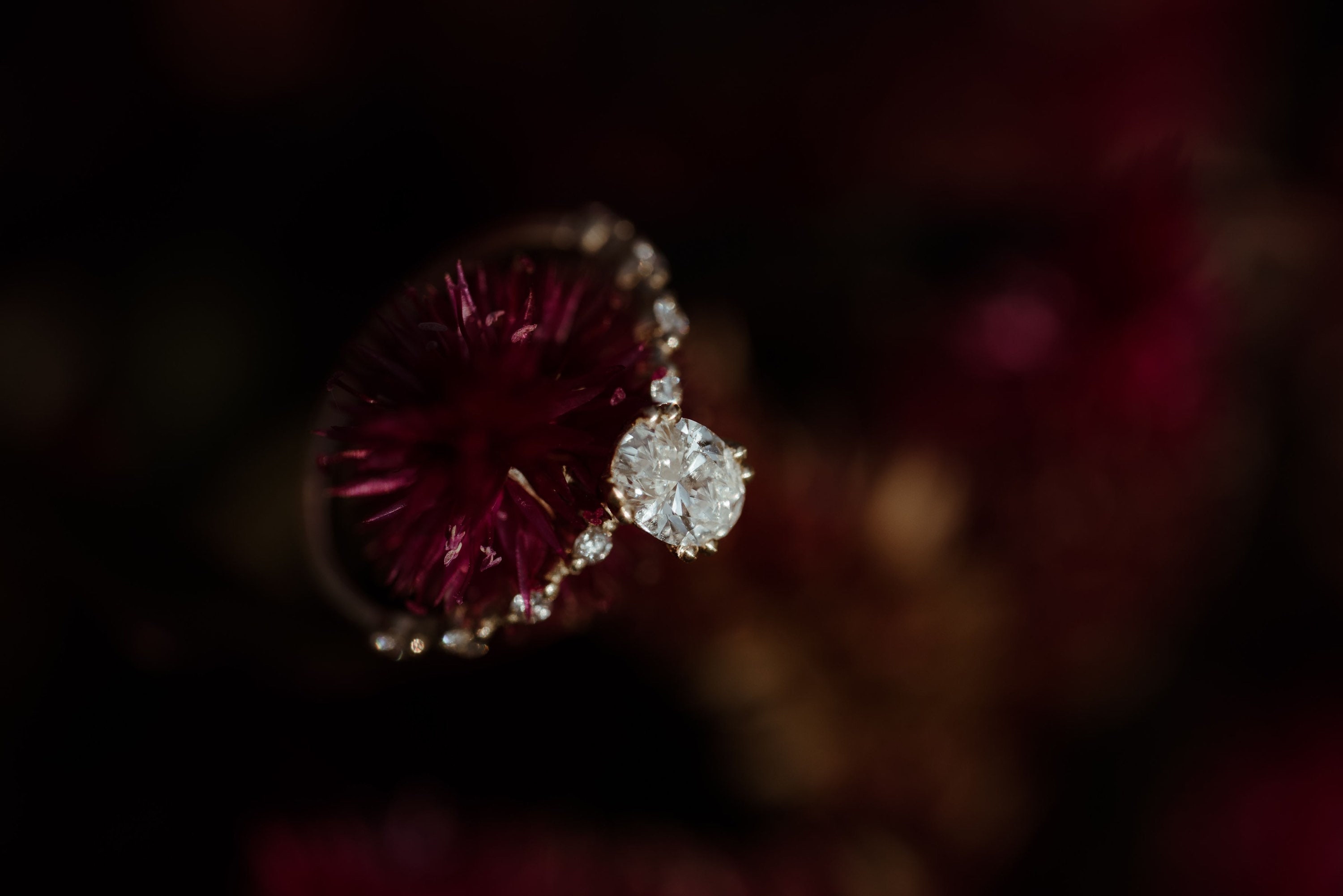 Diamond Aurora Ice Ring // the Ethereal Collection // Dainty | Etsy UK