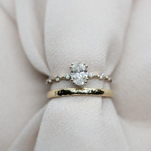 Diamond Aurora Ice Ring // the Ethereal Collection // Dainty Engagement ...