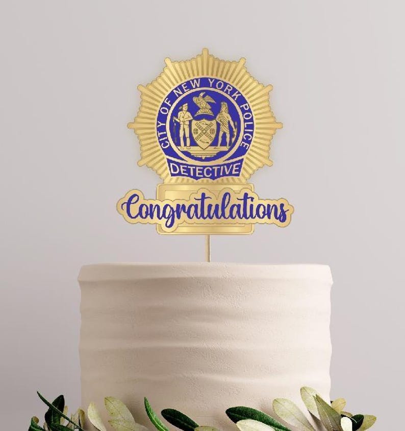Detective Cake Topper (digital Version) - Etsy