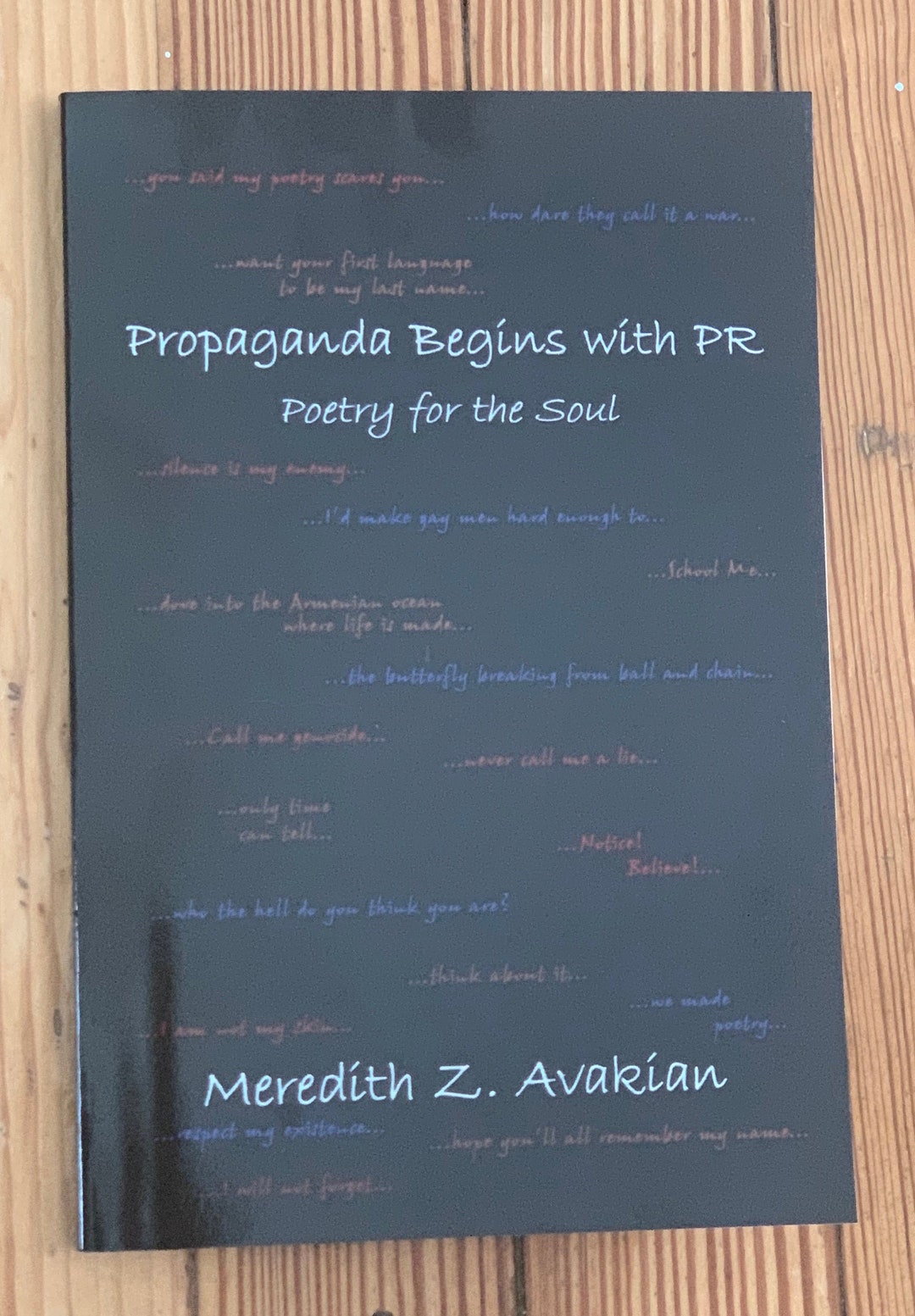 Propaganda Begins With PR: Poetry for the Soul Book by Meredith Z ...