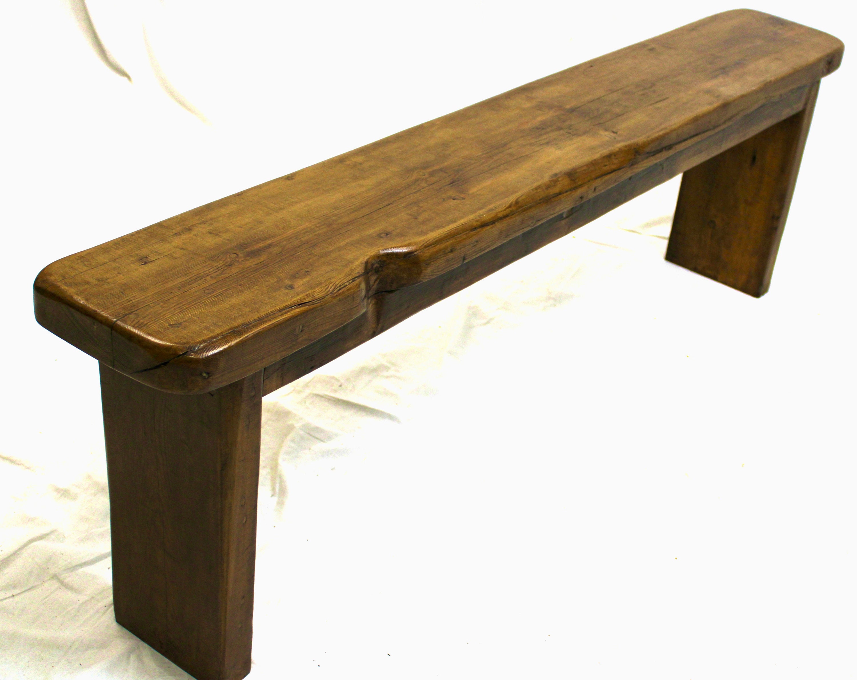 Reclaimed Wood Farmhouse Bench | Etsy