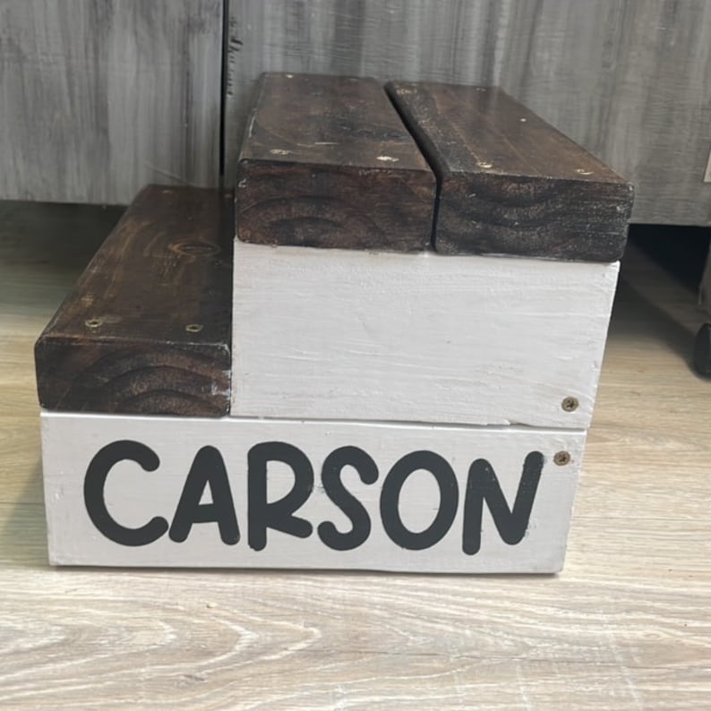 Handmade Wooden Step Stool, Kids Birthday Gift - Etsy