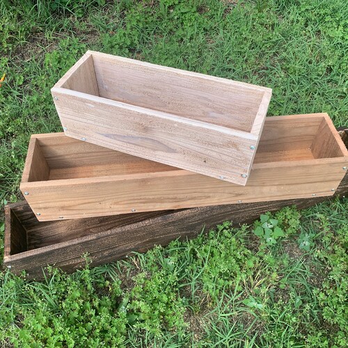 Cedar Flower Planter Box - Etsy