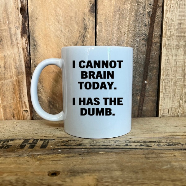 I Cannot Brain Today - Etsy