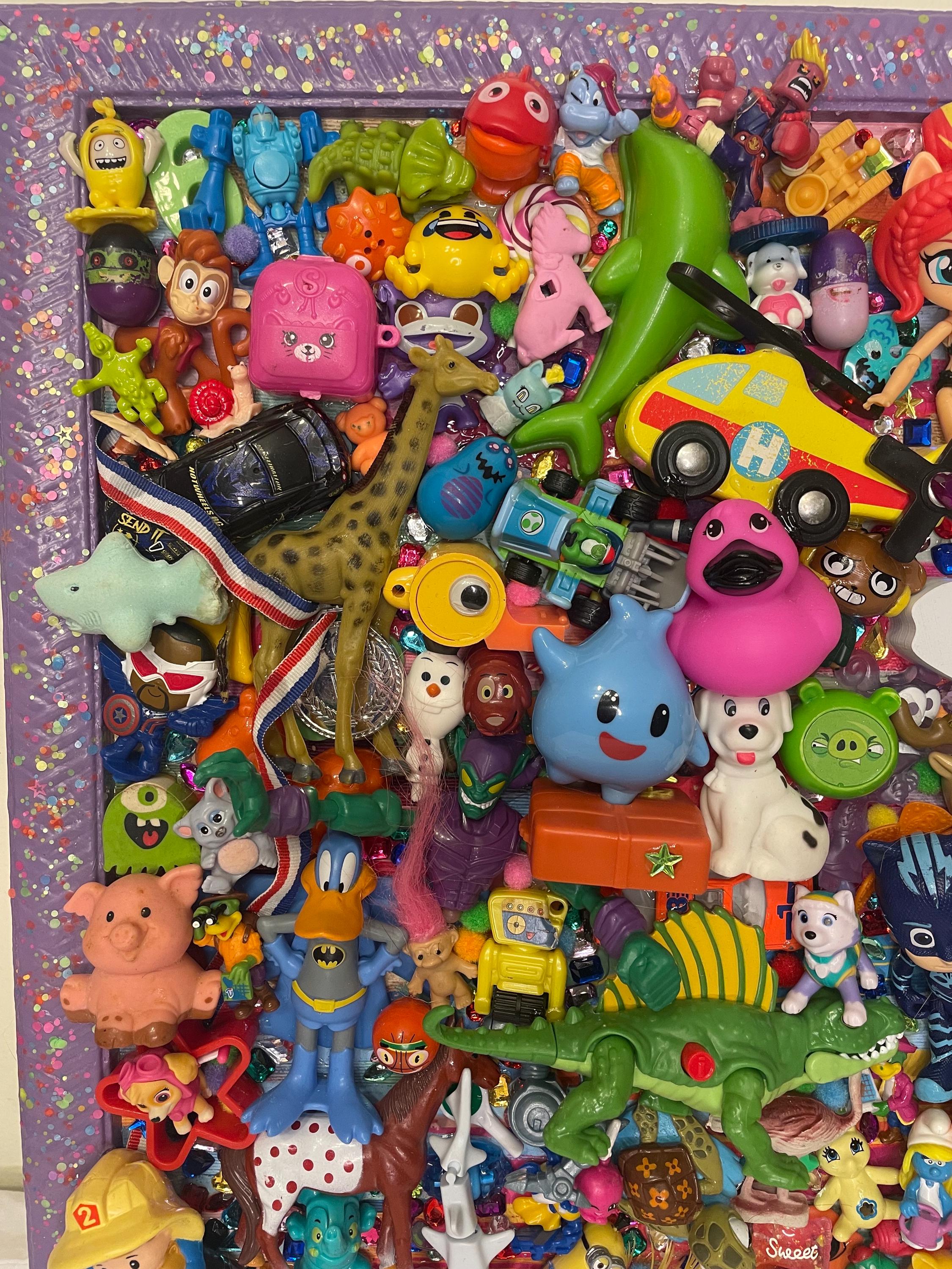 Funfetti Friends (upcycled Toy Art) - Etsy