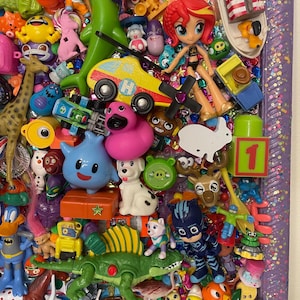 Funfetti Friends (upcycled Toy Art) - Etsy
