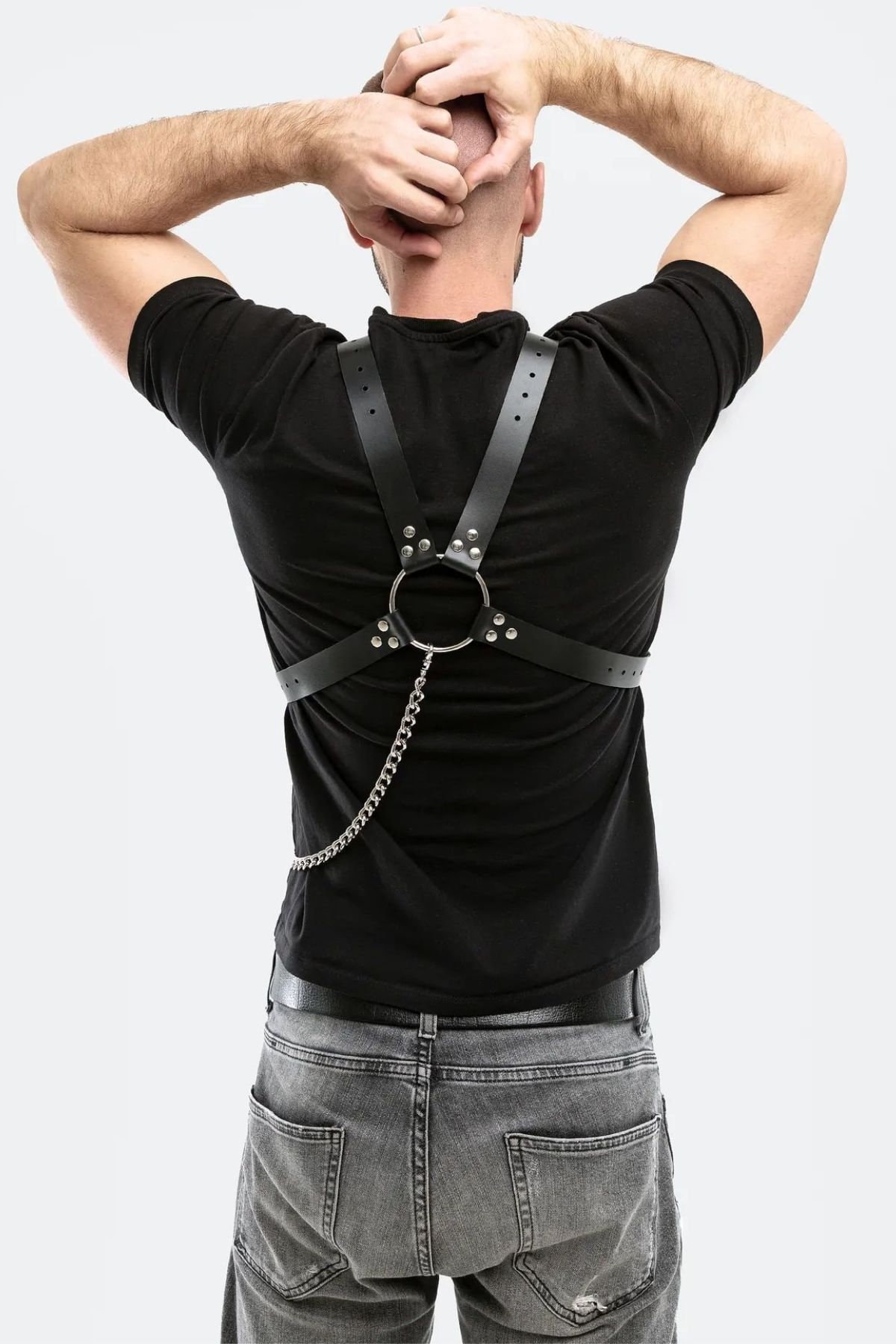 Men's Harness With Chain/ Chest Harness Men/ Shoulder - Etsy