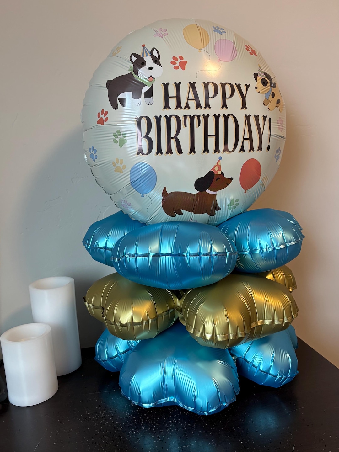 Dog Birthday Decor Balloon Stack Kit - Etsy