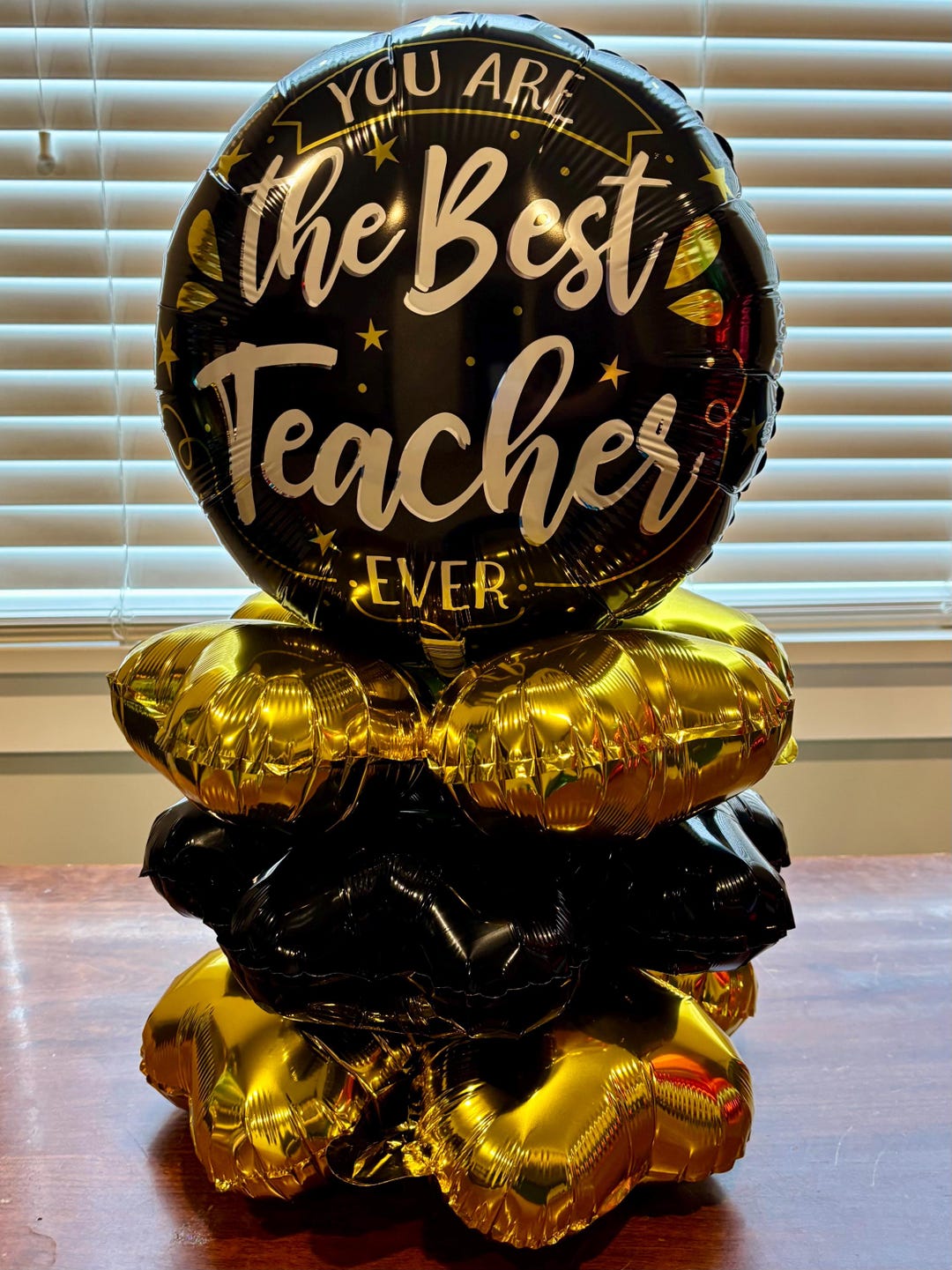 Best Teacher Ever- Teacher Appreciation Balloon Stack Kit - Etsy