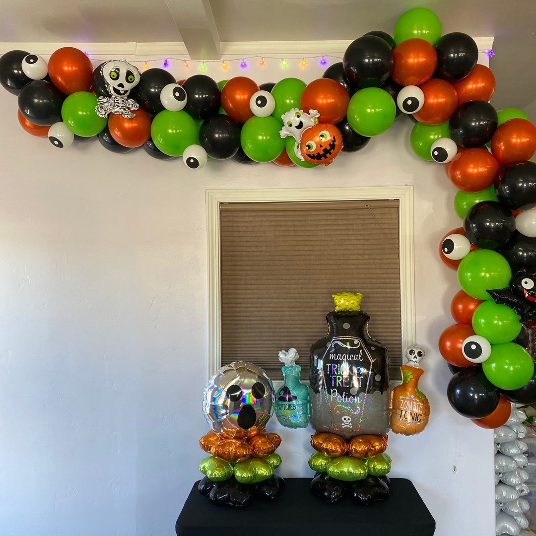 Spooky Halloween Balloon Garland & Bunches Kit - Etsy