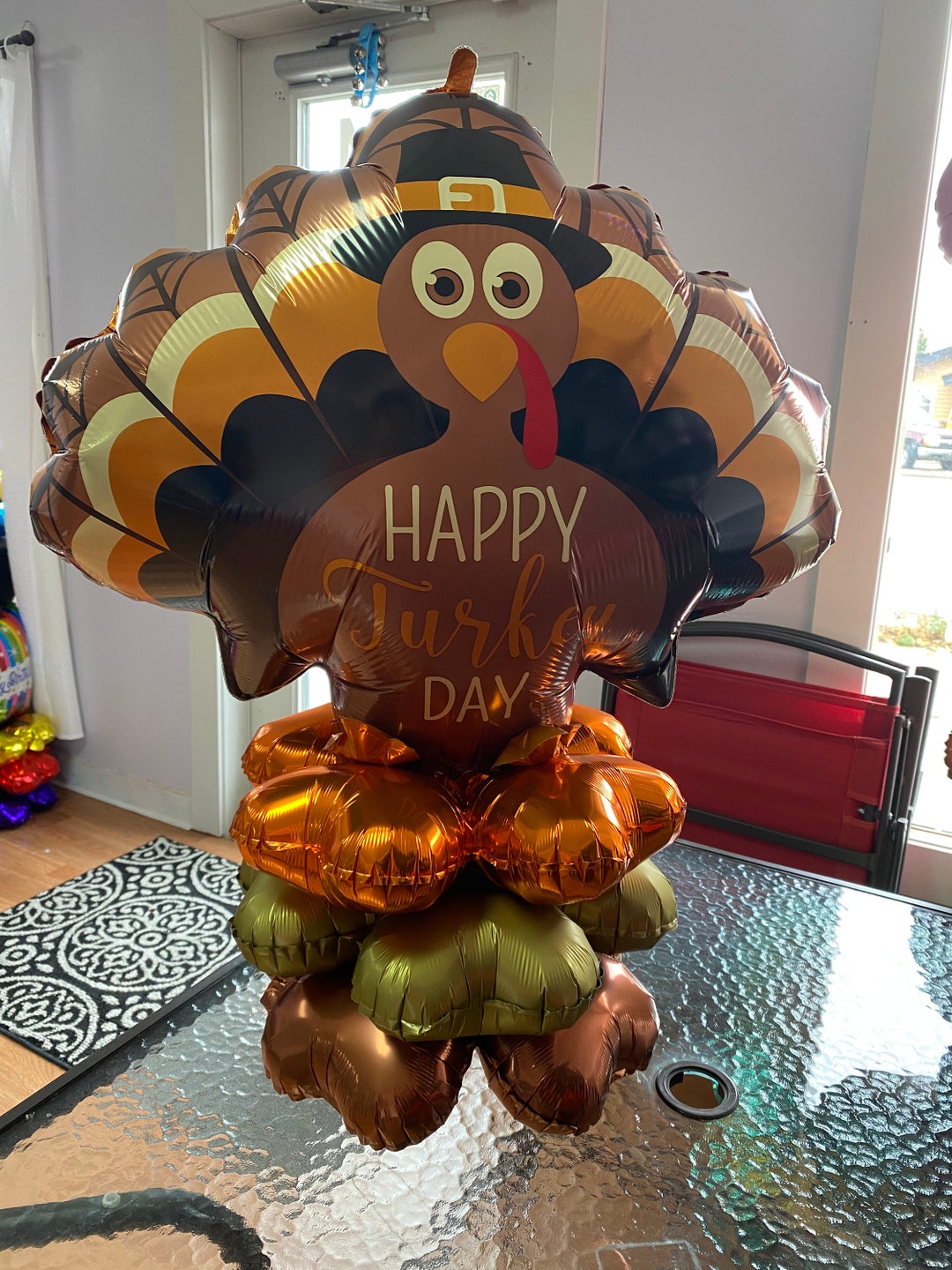 Turkey Thanksgiving Balloon Centerpiece Kit - Etsy