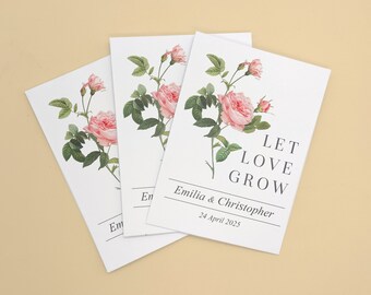 Rose Seed Packet - Etsy