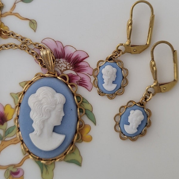 Cameo Necklace - Etsy