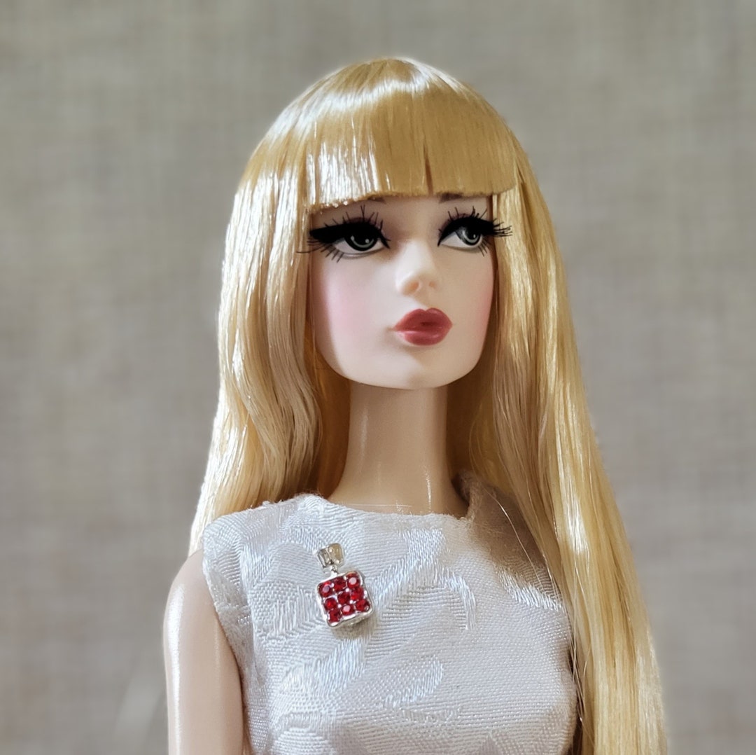 DOLL PIN Perfume Bottle Brooch for Dolls Barbie Silkstone, Fashion ...