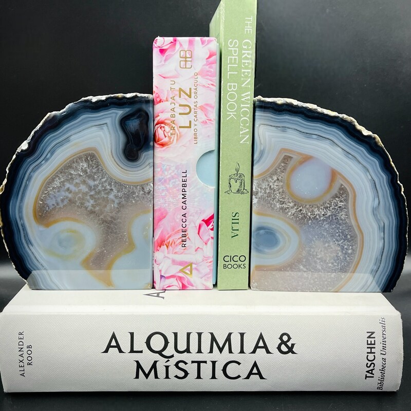 Agate Bookends - Etsy