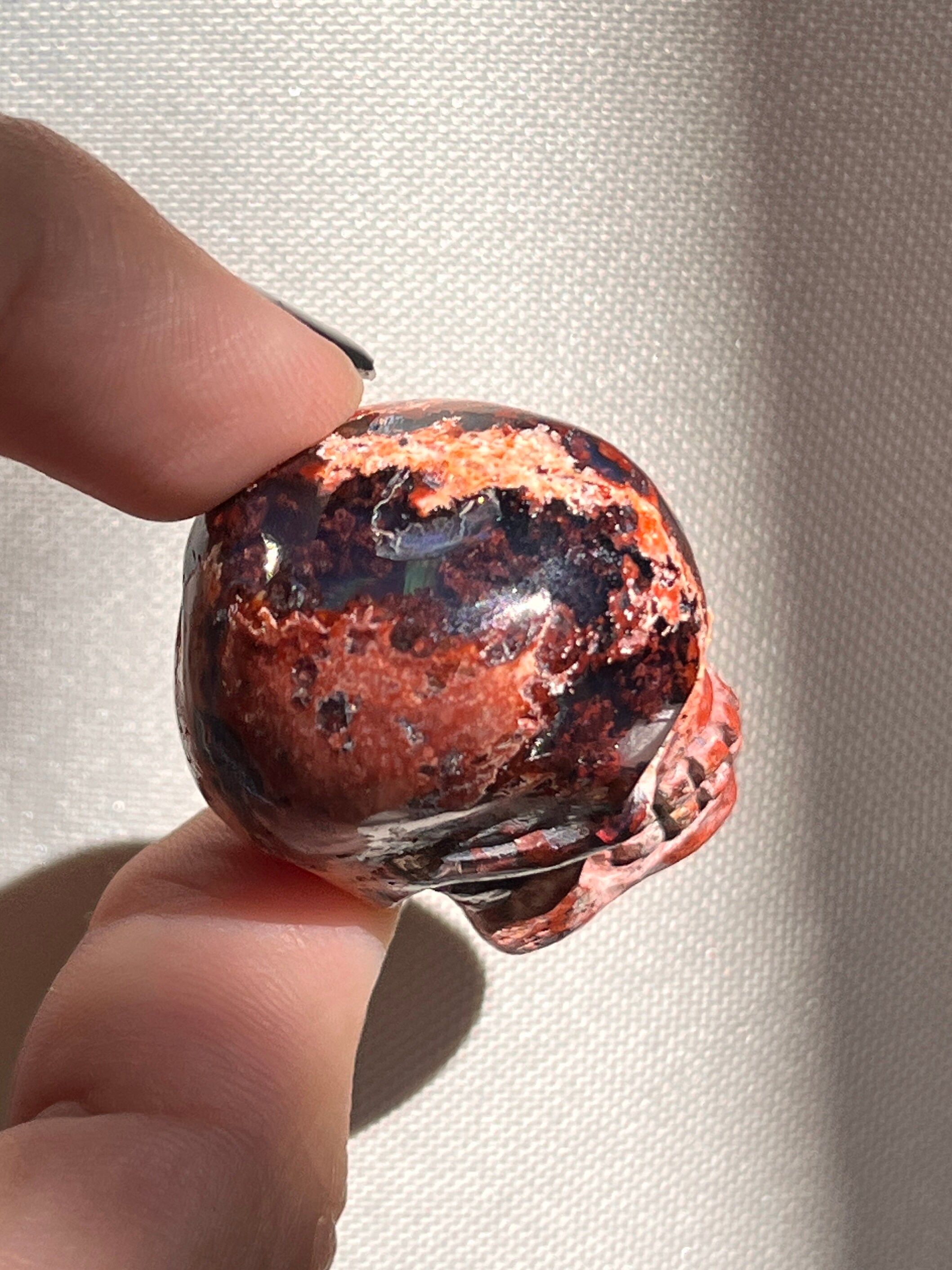 Mexican Fire Opal Skull Opal Sculpture Opal Carving Opal Mexico Cantera ...