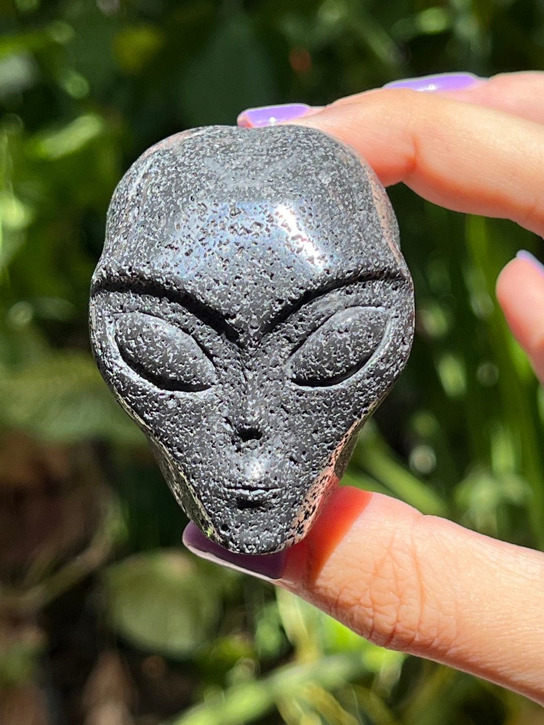 2.0" Hot Lava Stone Alien, Crystal Alien, Home Decor, Crystal Healing ...