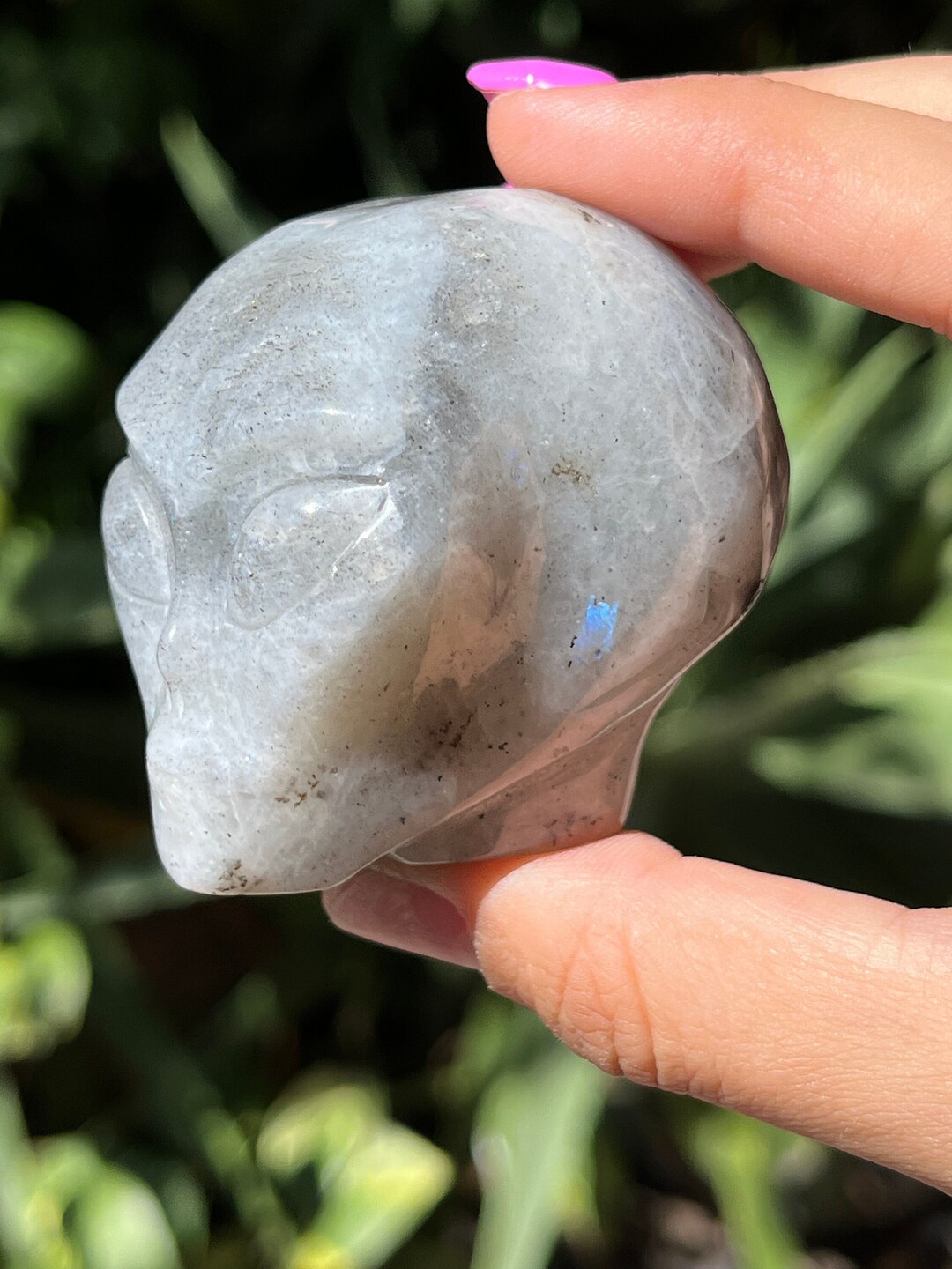 2.0 Labradorite Alien Head, Star Being, Alien Skull, Crystal Skull ...