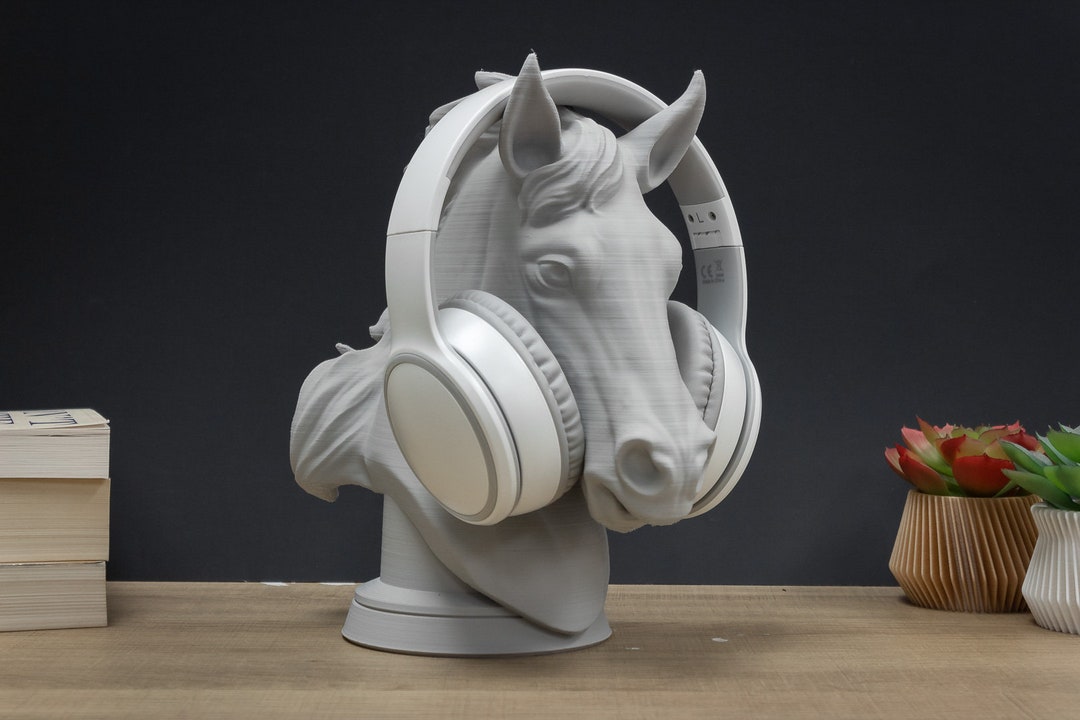 Horse Head Headset Holder Wester Headphone Holder Perfect Gamer Gift ...