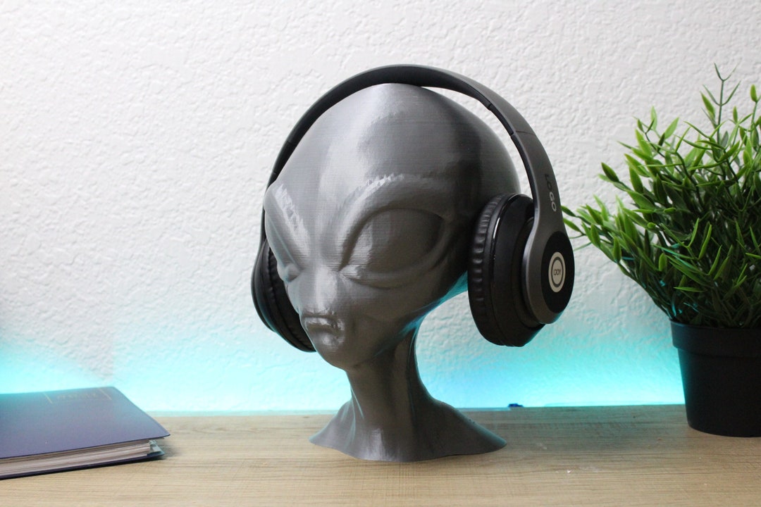 Alien Headphone Stand Gaming Room Decor Headphone Holder Perfect Gamer ...