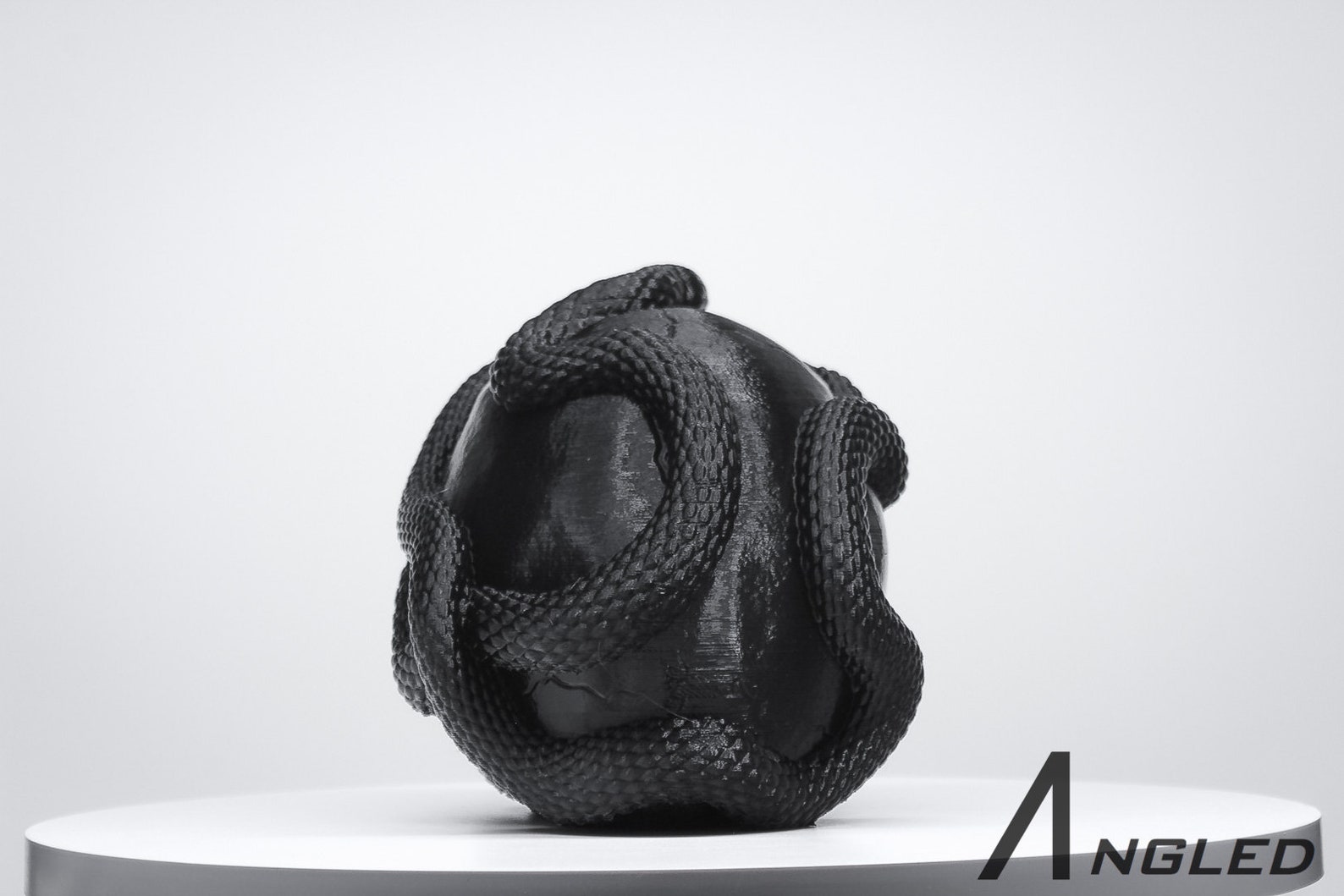 Skull With Snakes Headphone Stand Skull Decor Headset Stand - Etsy