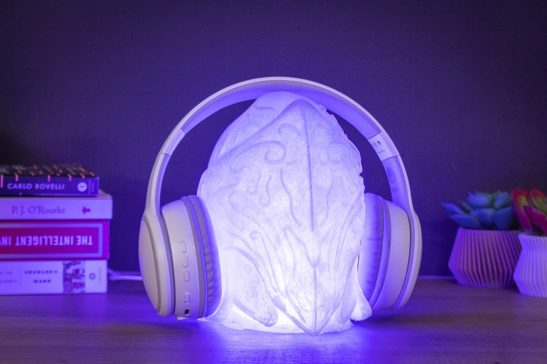 Light up Knight Headphone Stand Headset Stand Perfect - Etsy
