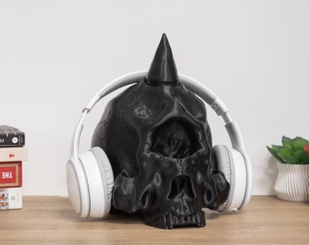 Skull Headphone Stand celtic Design Desk Stand Decor - Etsy
