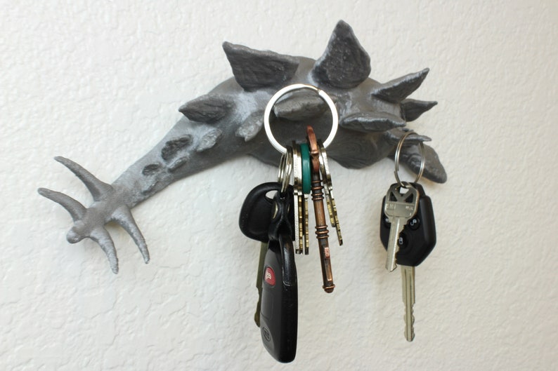 Stegosaurus Key Holder Dinosaur Room Decor Key Hook - Etsy