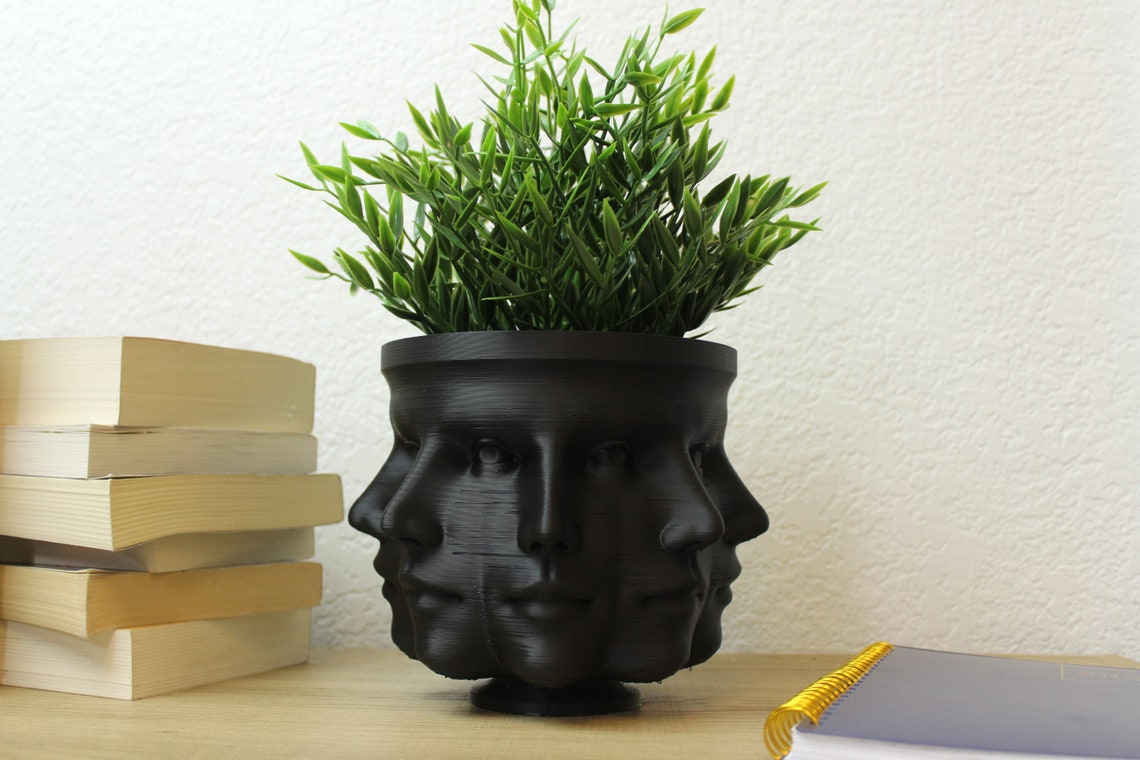 Multifaced Planter Polyface Flower Pot Succulent House | Etsy