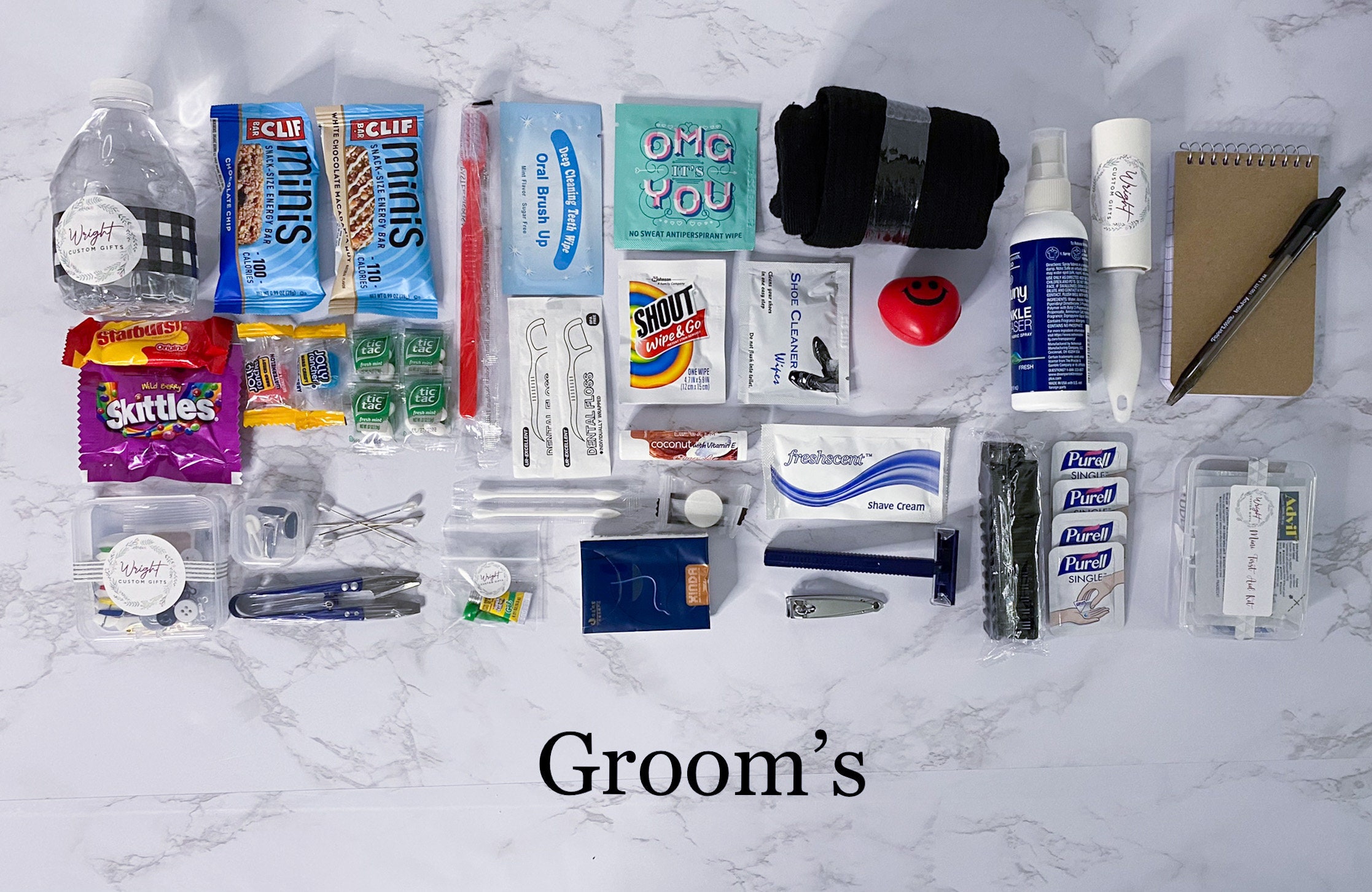 Premium Bride and Groom Wedding Day Kits - Etsy
