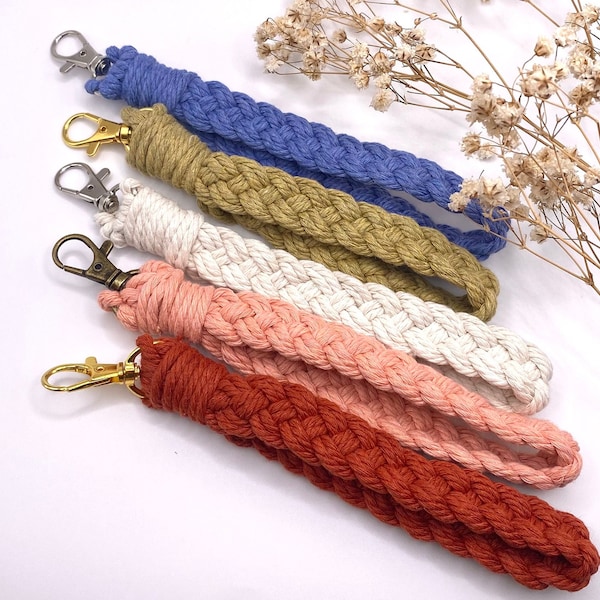 Braided Keychain - Etsy