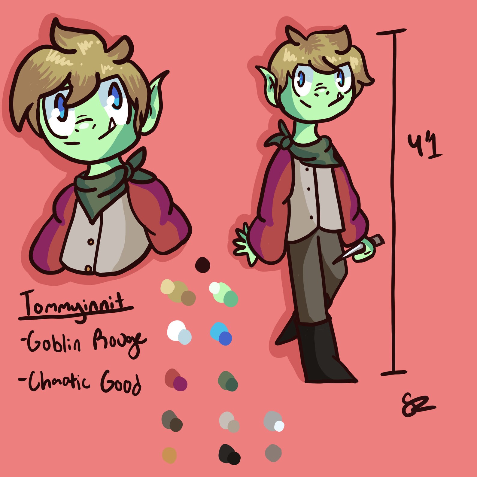 Custom OC Character Sheet photos Shown Are Examples, Not the Product ...