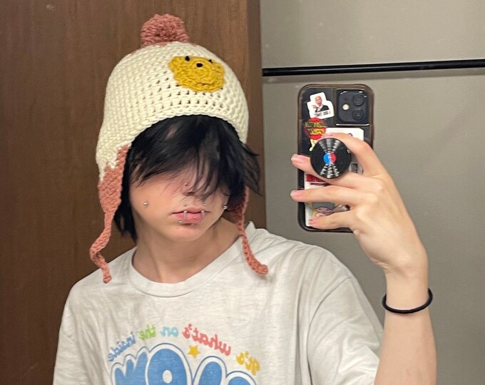 Lain Ear Flap Neko Beanie cat Ears - Etsy