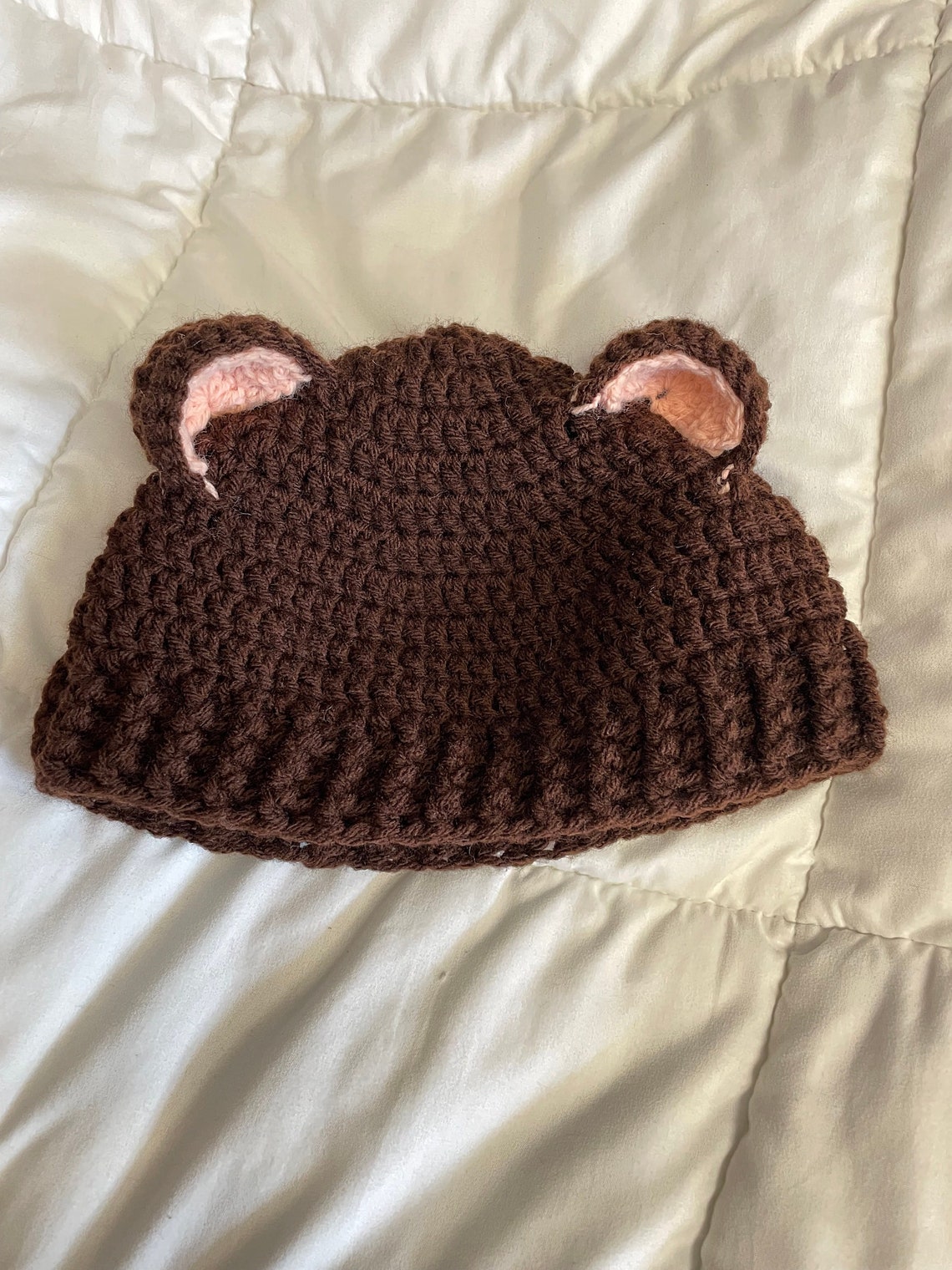 Teddy Bear Beanie - Etsy