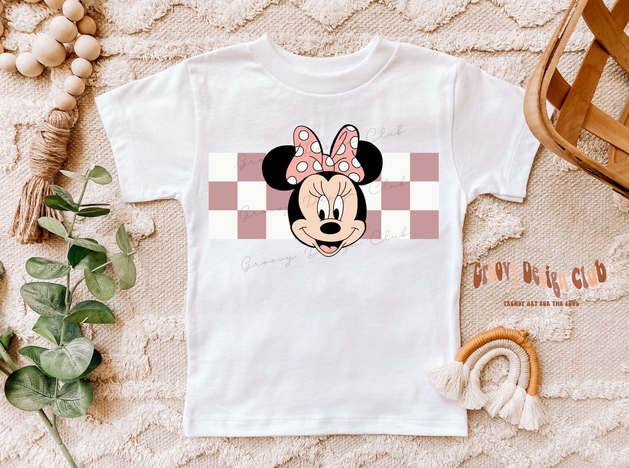 Minnie Mouse PNG SVG Checkered Sublimation Design Digital Download ...